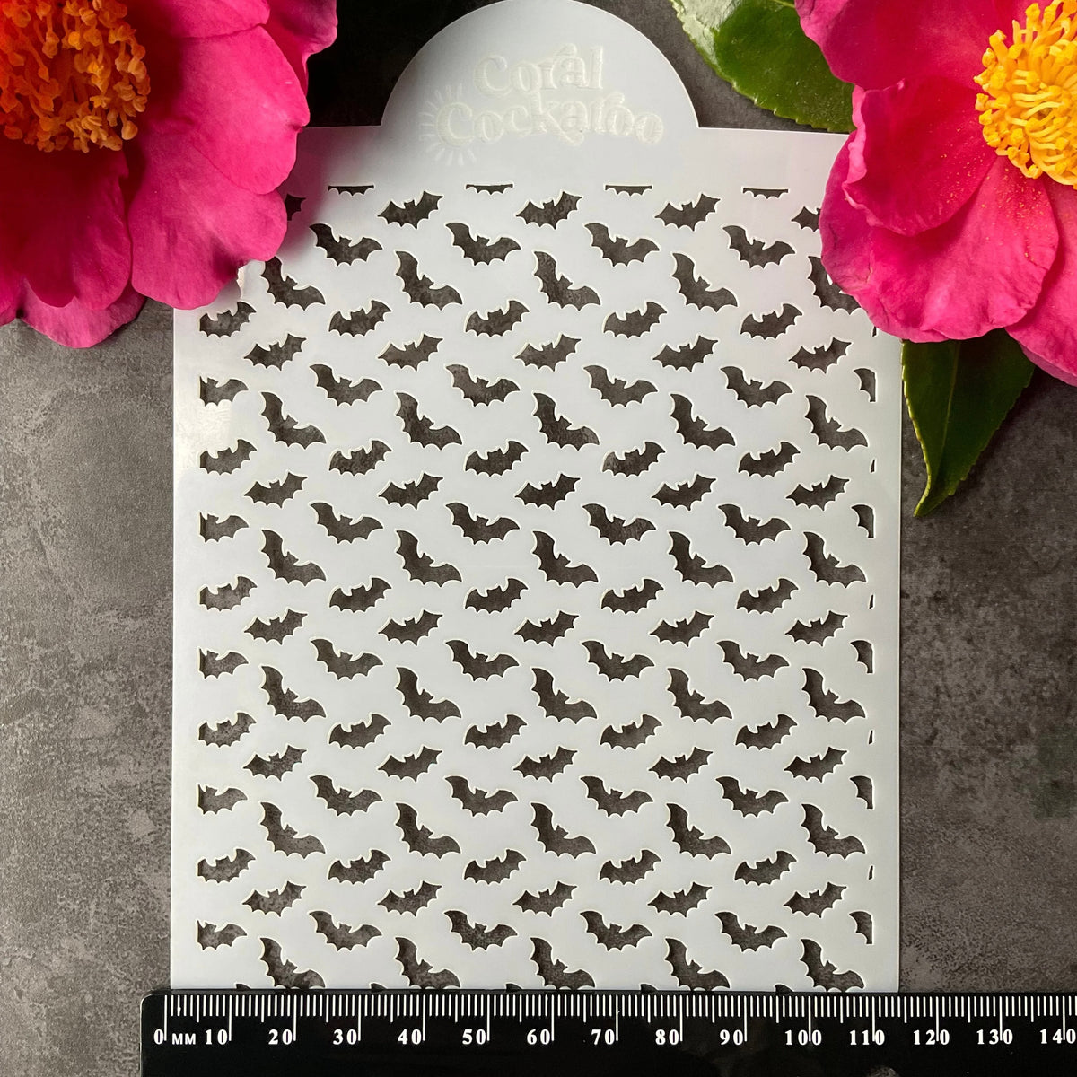 Ditsy Spooky Halloween Bats Stencil (ST049) – MyClayCo
