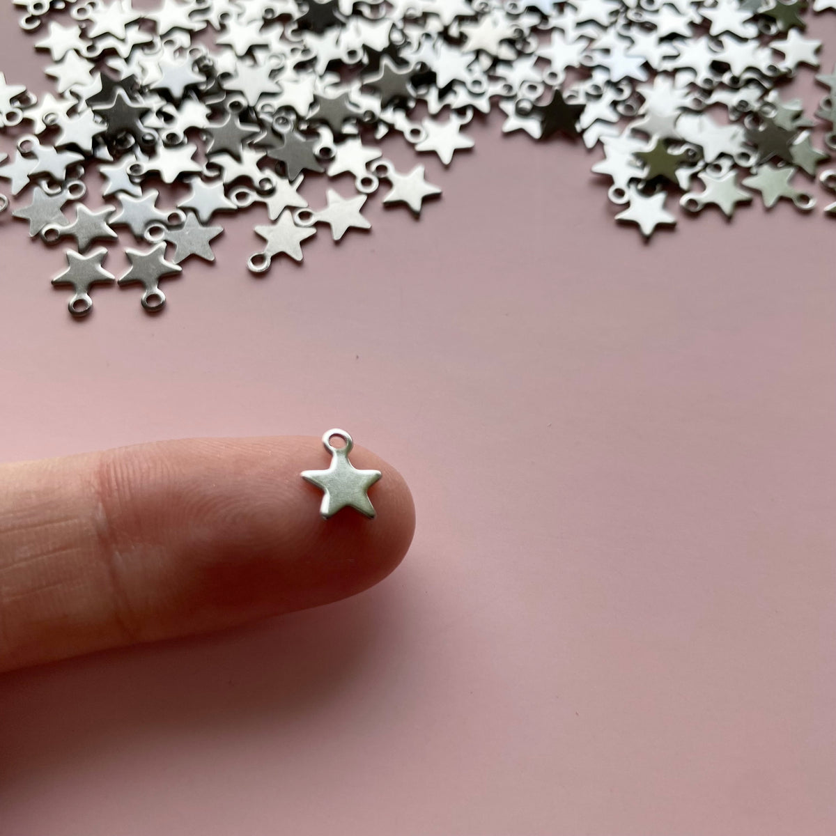 Mini Star Charms - Stainless Steel - 20 pack – MyClayCo