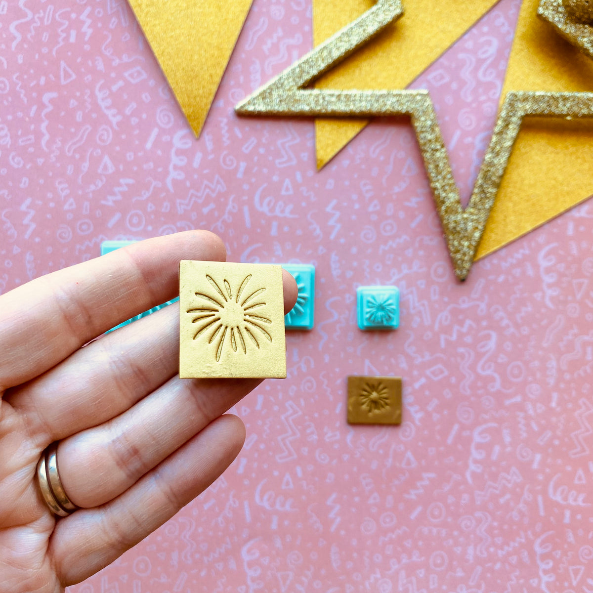 Fireworks Burst Stamp – MyClayCo