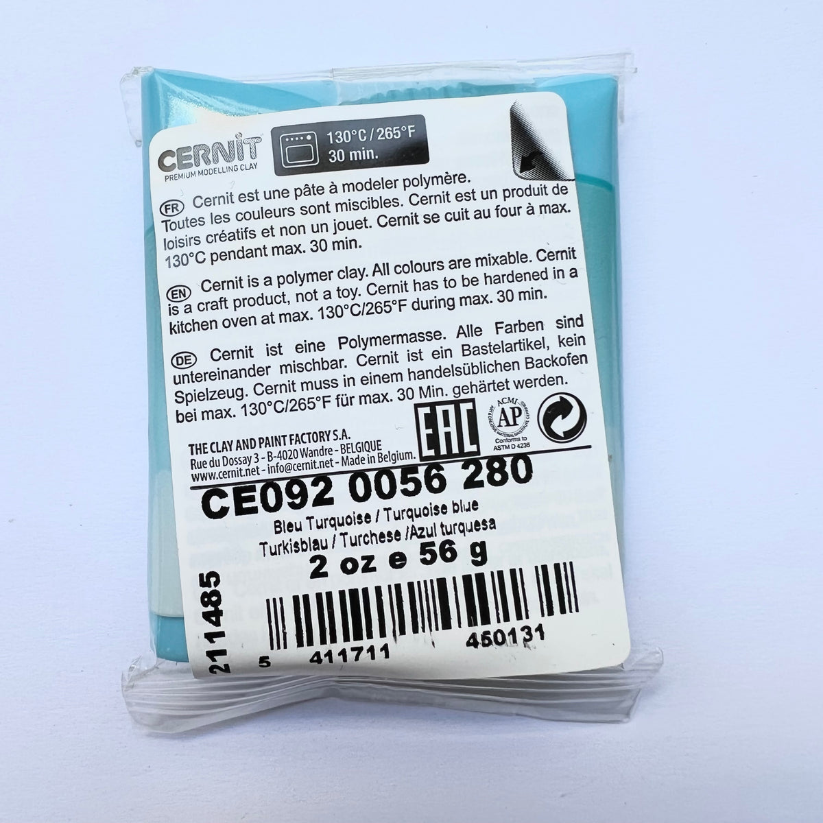 Cernit Translucent - Blue Turquoise – MyClayCo