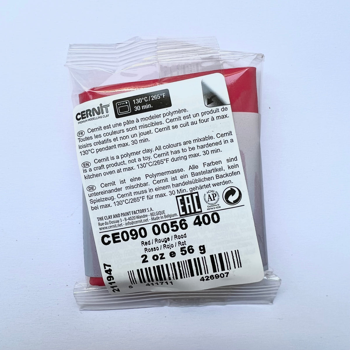 Cernit Number One - Red – MyClayCo