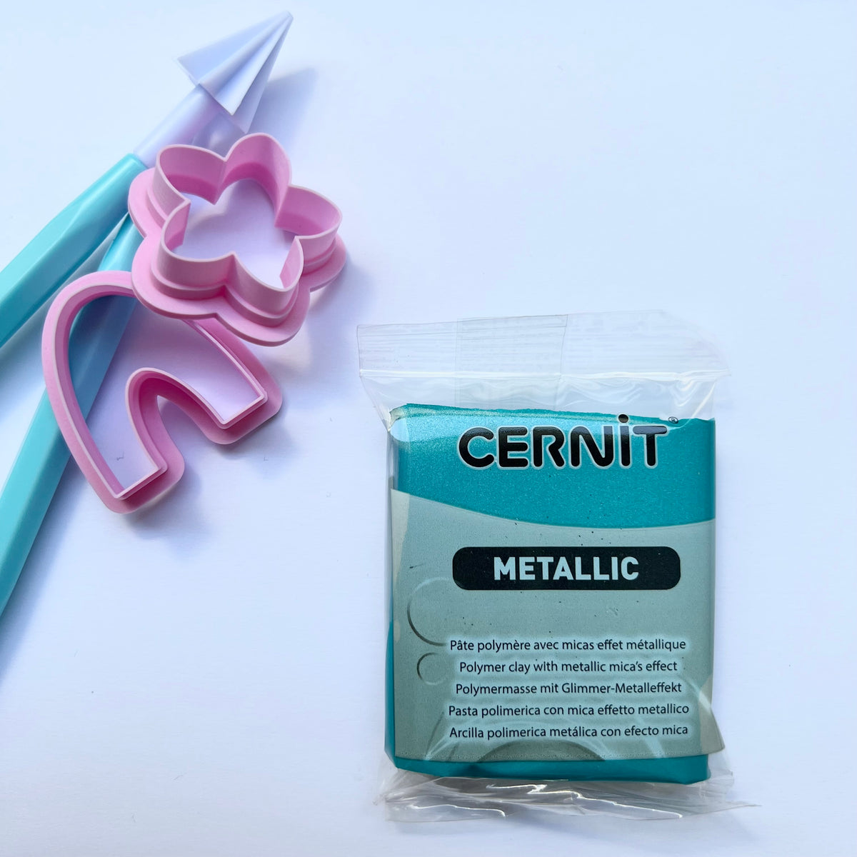 Cernit Metallic - Turquoise – MyClayCo