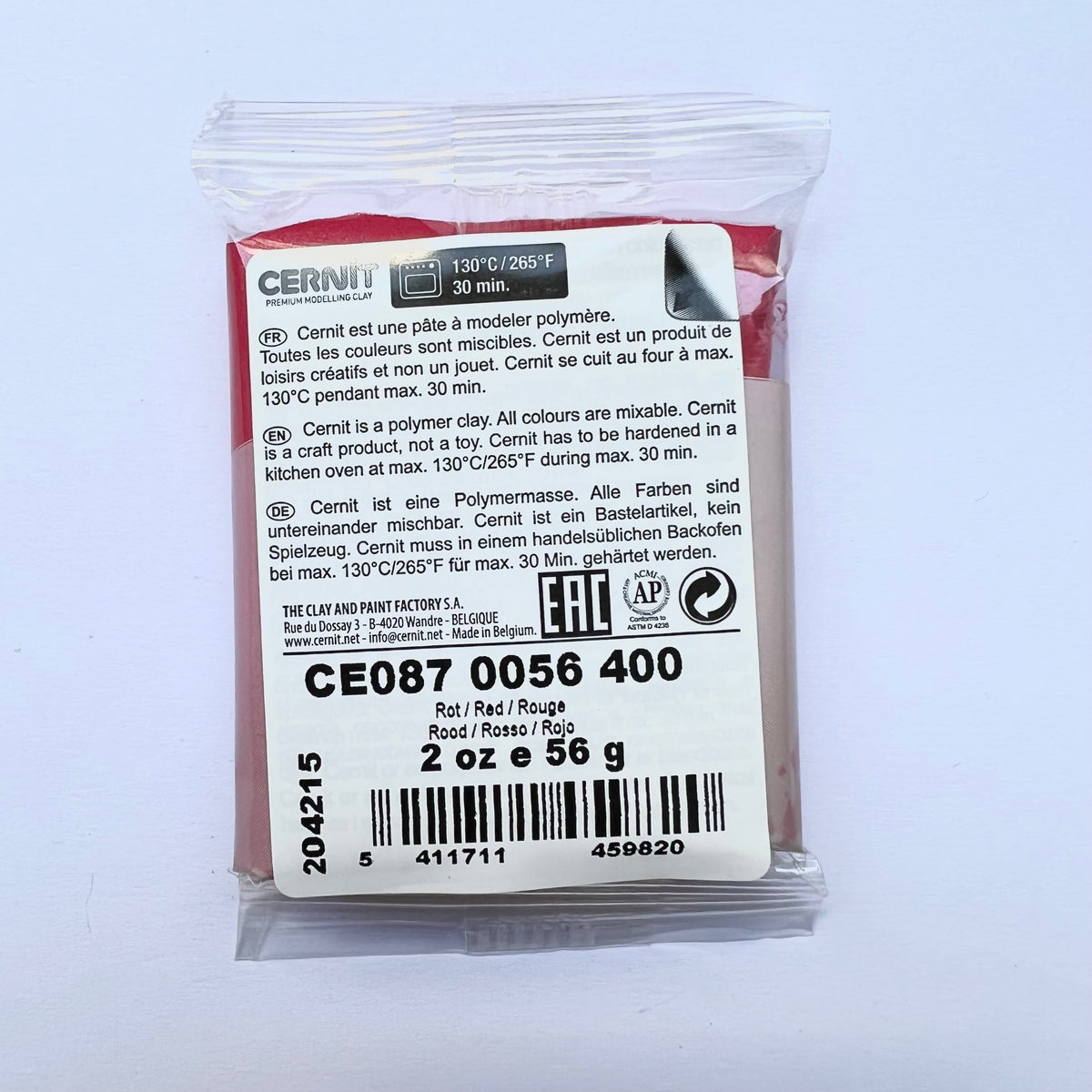 Cernit Metallic - Red – MyClayCo